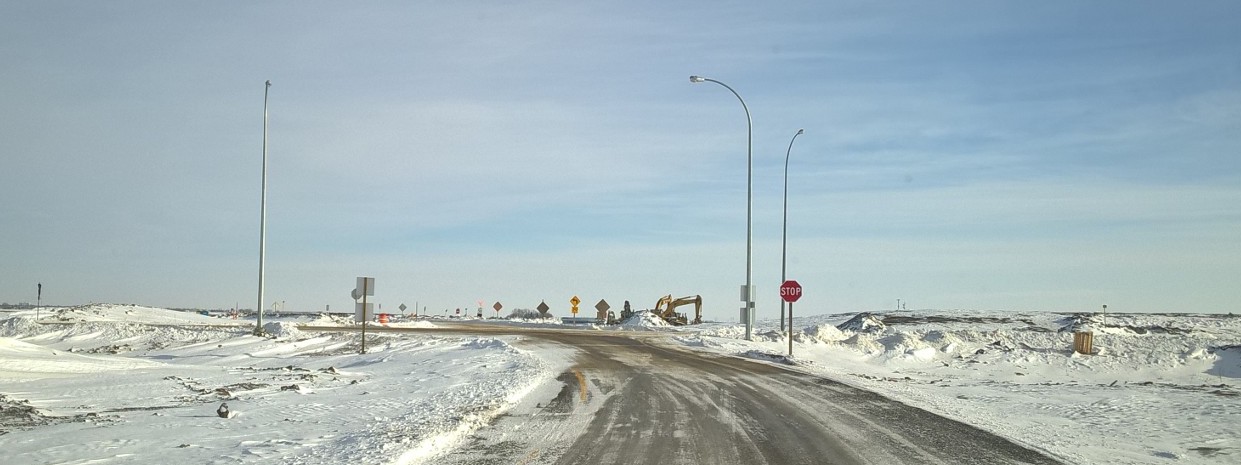 A Look At Our New Pinkie Road Ramp - Regina Bypass
