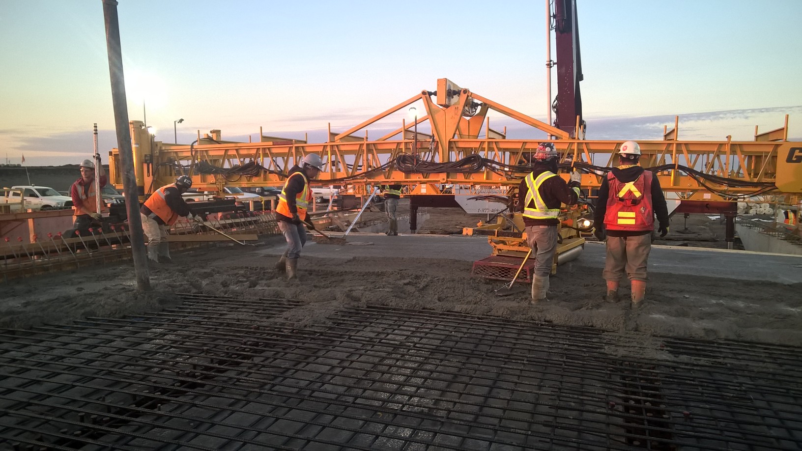 Photo Gallery – Pinkie Road Bridge Pour - Regina Bypass