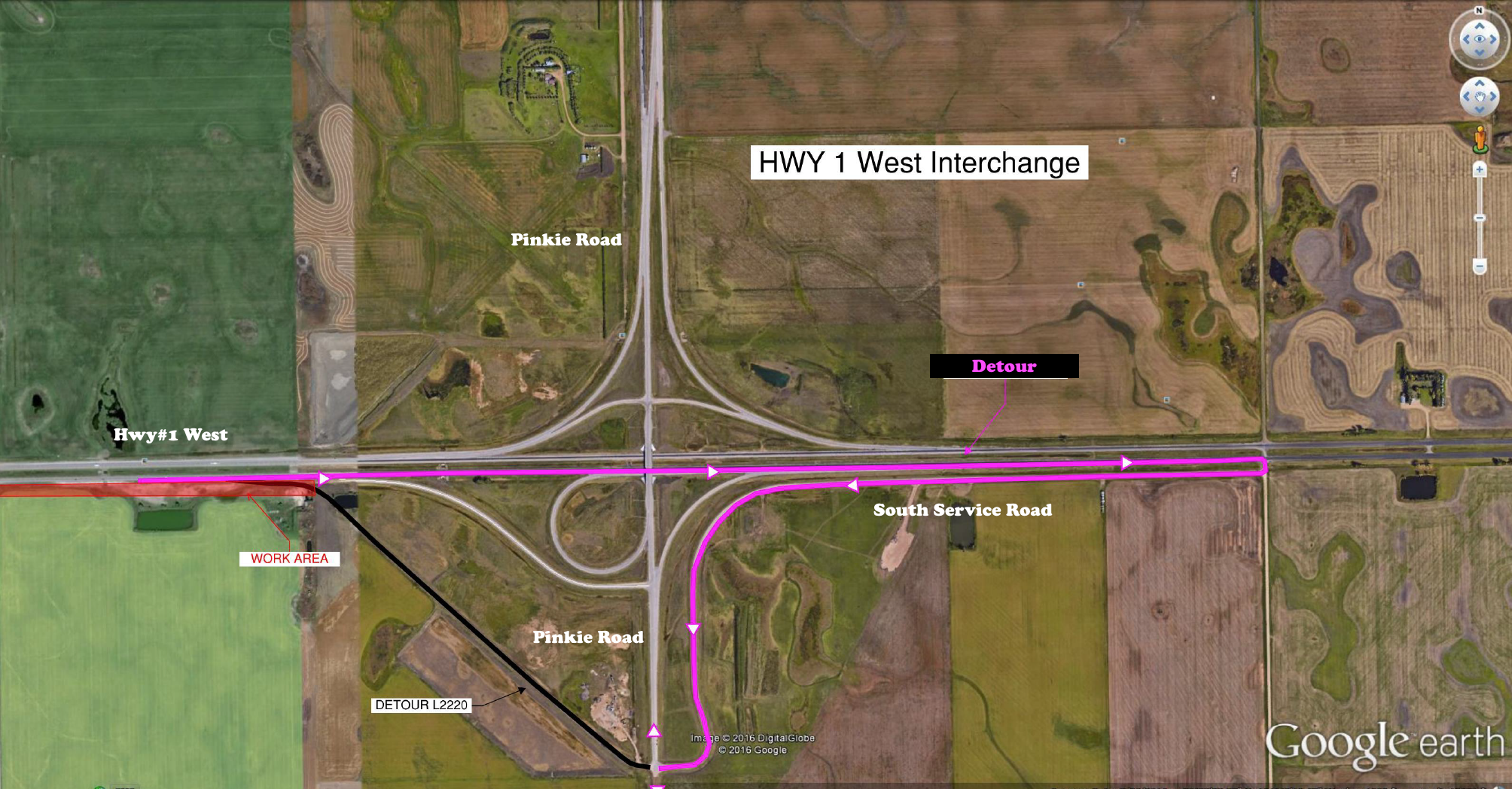 Pinkie Road Detour starts Tuesday - Regina Bypass