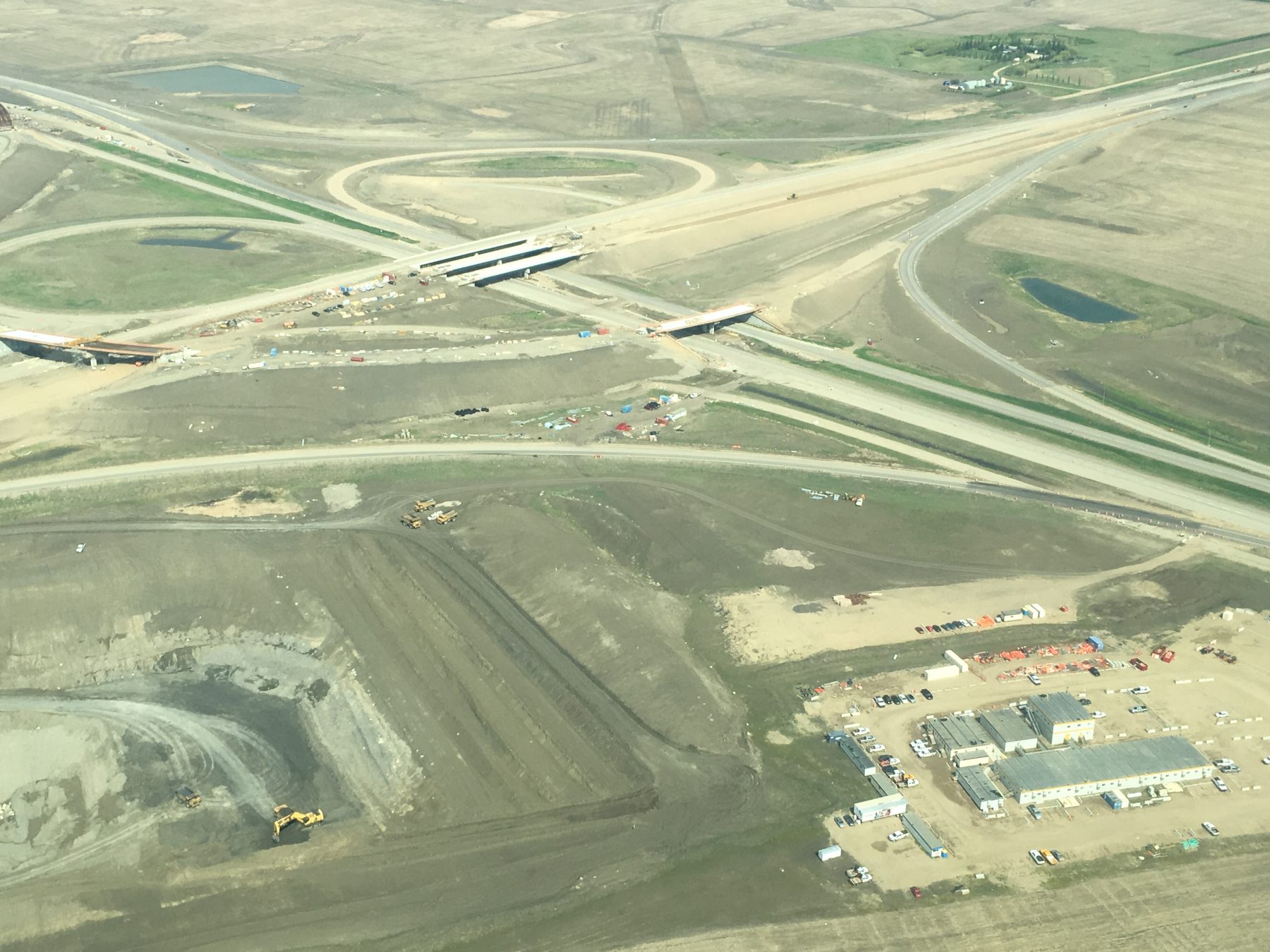 Aerial View of Pinkie Road - Regina Bypass